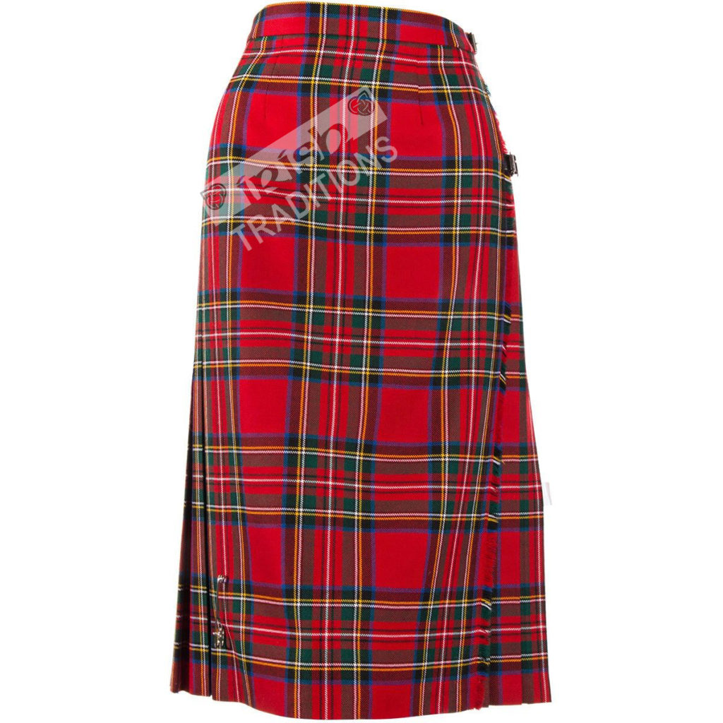 Ladies Semi Kilted Skirt - Scottish District Tartans • Irish Traditions ...
