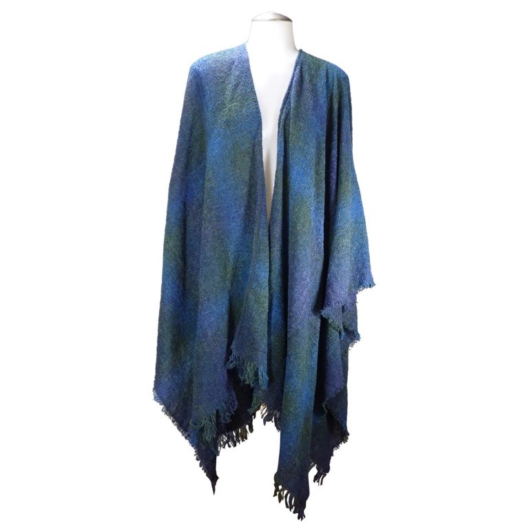 Celtic Ruana, Teal Check • Irish Traditions - A Tipperary Store • Fine ...