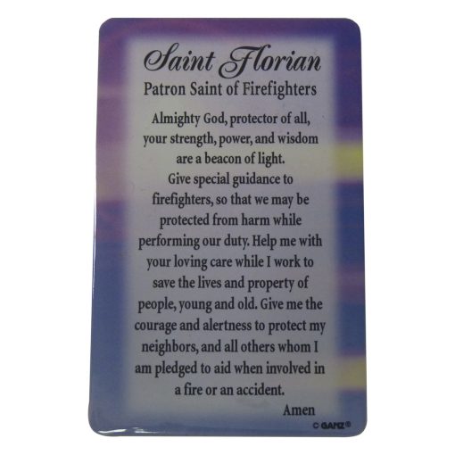 Saint Florian Prayer Card • Irish Traditions - A Tipperary Store • Fine ...